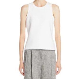 Max Mara Baumwoll Tank Top - - Tops - Damen - Wei&szlig; - S