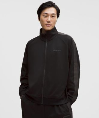 lululemon Pique Relaxed-Fit Track Jacket pour Hommes - Noir - Taille 2XL