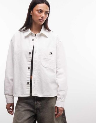 Carhartt Work in Progress Georgia - Surchemise - Cr&egrave;me-Blanc