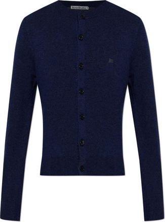 Acne Studios Femme, Pulls, Bleu, Taille: 40 FR Gilet Ajust&eacute; - Laine de Yak