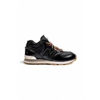 New Balance Homme, Chaussures, Noir, Taille: 44 1/2 EU Chaussures en Cuir avec Inserts Cordura