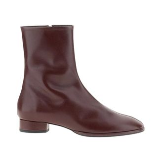 Aeyde Ayla Leder Stiefeletten - - Shoes - Damen - Rot - 36 EU