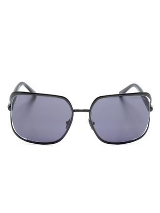 Tom Ford Eyewear Eckige Sonnenbrille mit mattem Effekt - Schwarz