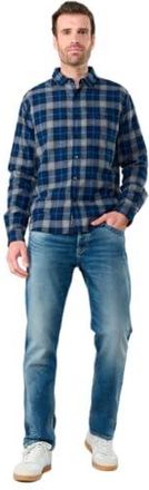 Le Temps Des Cerises Chemise Camir Bleue &agrave; Carreaux