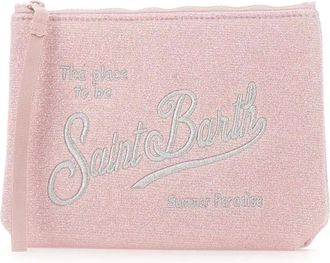 MC2 Saint Barth Femme, Sacs, Rose, Taille: ONE Size Aline Lurex Pouch