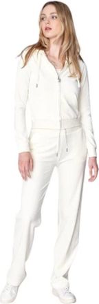 Juicy Couture Femme, Sport, Blanc, Taille: 40 FR Robertson Classic Sweat &agrave; capuche et Pantalon