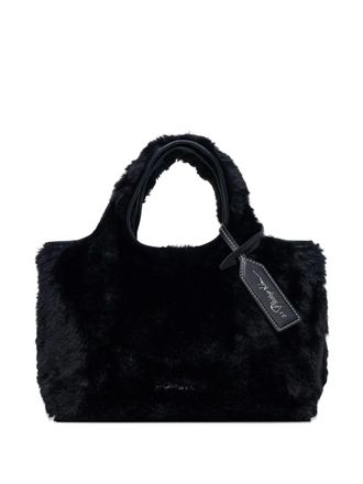 3.1 Phillip Lim sac cabas Market en fourrure artificielle format mini - Noir
