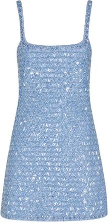 SIMKHAI Femme, Robes, Bleu, Taille: 36 FR Ziva Mini Dress