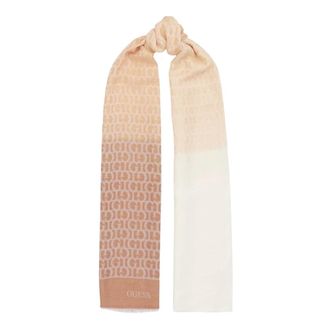 Guess Circe Logo-Schrift Schal - - Accessories - Damen - Beige - ONE SIZE