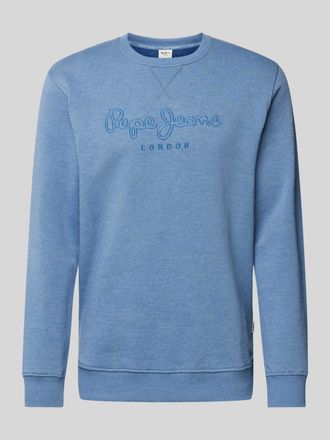 Pepe Jeans London Sweatshirt mit Label-Stitching Modell Nouvel