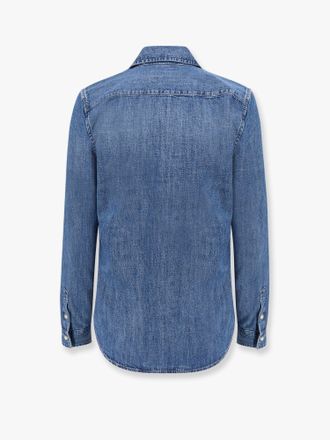 Polo Ralph Lauren Mens Denim Shirt Slim-Fit Blue Cotton