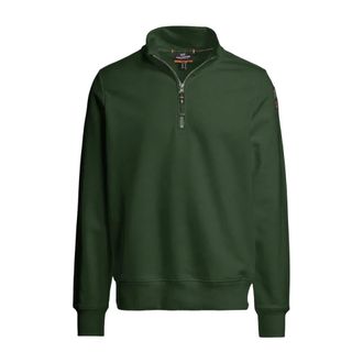 Parajumpers Broad Peak Half Zip - - Sweatshirts & Hoodies - Herren - Gr&uuml;n - L
