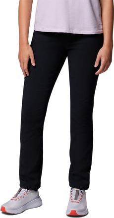 Columbia Back Beauty Gewebte Hose, hochgezogene Passform, elastischer Bund, wasserabweisend, schmutzabweisend, Abenteuerschlaufe, sichere Tasche, Zwickel-Detai