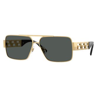 Versace Homme, Accessoires, Jaune, Taille: 61 MM Ve2290 Lunettes de soleil