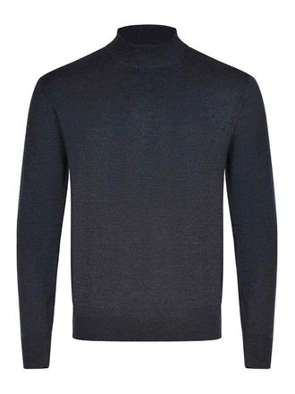 Paolo Pecora Pull Col Rond - Gris