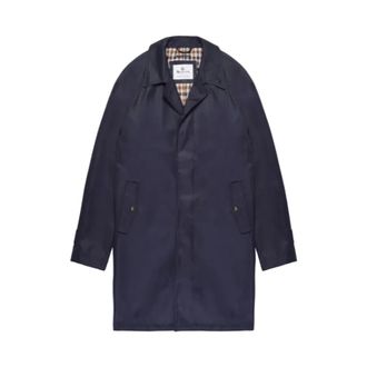 Aquascutum Homme, Manteaux, Bleu, Taille: M Archival Mac Coat