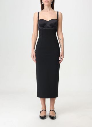 Dolce & Gabbana Midi-Korsettkleid von aus Seiden-Mix mit Herzausschnitt