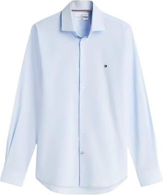 Tommy Hilfiger Chemise droite unie en coton