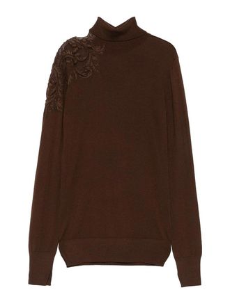Ermanno Scervino Rundhalspullover - Braun