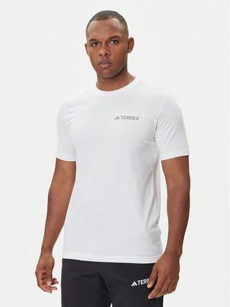 adidas T-Shirt Terrex Graphic JW3559 Weiß Regular Fit