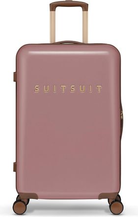 SuitSuit Koffer Gro&szlig; 66 cm - Leicht Hartschalen Reisekoffer mit Rollen - TSA-Schloss - 59 L - Fab Seventies Old Rose