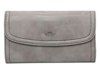 Fritzi Aus Preu&szlig;en Damen Fritzi Heide Geldb&ouml;rse, Grau (Rock),11x19.5x4 cm