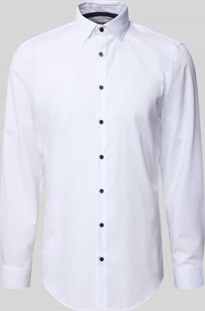 Jake*s Slim Fit Business-Hemd mit Kentkragen