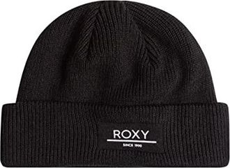 Roxy Bonnet Folker pour femme, Noir v&eacute;ritable., Taille unique