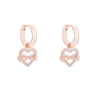 s.Oliver Ohrring - Elegante Creolen aus poliertem 925er Sterlingsilber - ros&eacute;gold - wasserfest & hautfreundlich