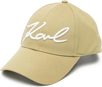 Karl Lagerfeld K/Signature cap - Gr&uuml;n