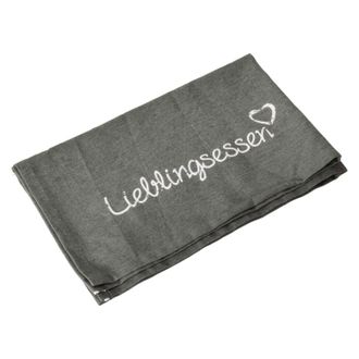 Out of the Blue Out of the Blue 190327 - Geschirrtuch Lieblingsessen grau, ca. 40 x 60 cm, 100 Prozent Baumwolle