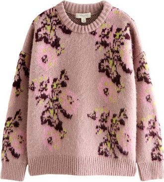 Laura Ashley Rundhalspullover Laura Ashley Oversized Fit Rundhals-Strickpulli (1-tlg)