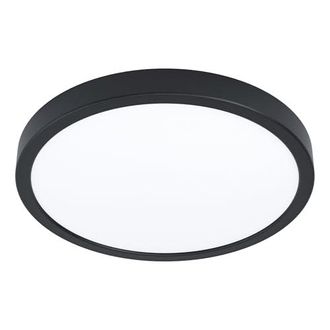 Eglo connect.z Plafonnier LED connect&eacute; pour salle de bains Fueva 6-Z, &Oslash; 38,9 cm, ZigBee, App et commande vocale Alexa, blanc chaud-blanc froid, intensit&eacute; l