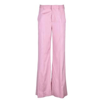 Dondup Femme, Pantalons, Rose, Taille: 36 FR Janice Wide Pantalons