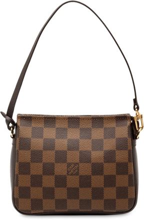 Louis Vuitton Crossbody Bags - Damier Ebene Trousse Pochette - Gr. unisize - in Braun - f&uuml;r Damen