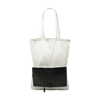 Bottega Veneta Pre-owned Woven Leather Detail Tote - - Pre-owned - Damen - Wei&szlig; - ONE SIZE