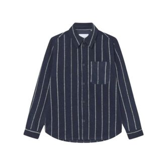 Les Deux Homme, Chemises, Bleu, Taille: XL Chemises