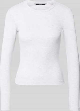 Vero Moda Slim Fit Langarmshirt aus Baumwoll-Mix Modell CHLOE
