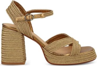 Castaner Femme, Chaussures, Jaune, Taille: 39 EU Sandales &agrave; talons hauts