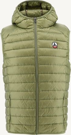 Jott Doudoune sans manches &agrave; capuche Kaki clair Pat - Taille 3XL