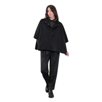 Moorer Femme, Vestes, Noir, Taille: 38 FR Resia Short Cape