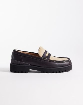 Clarks Yukoner - Penny Loafer in Braun-Brown