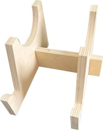 Generico Balance-Board-Ständer | Trainingsbrettständer | aus Holz für Fitnessgeräte im Innenbereich und Fitnesscenter