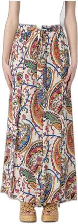 Etro Paisley Print Hose mit weitem Bein - - Skirts - Damen - Mehrfarbig - L