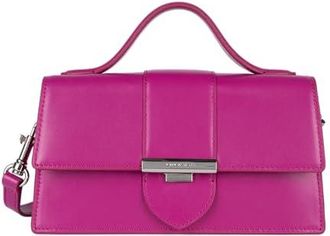 Lancaster | Paris Ily - Sac &agrave; Main Cuir de Vachette Lisse Orchid&eacute;e fonc&eacute;