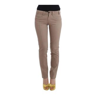 Cavalli Femme, Pantalons, Beige, Taille: 36 FR Pantalon de ville slim