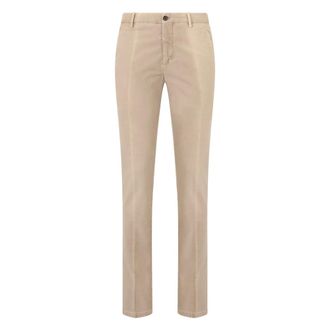 Moorer Homme, Pantalons, Beige, Taille: XS Pantalon Chino Coupe Ajust&eacute;e