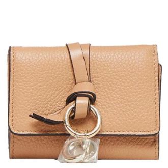 Chlo&eacute; unisex, Accessoires, Beige, Taille: ONE Size Mini Portefeuille Triplis