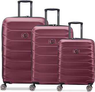 Delsey Paris Koffer-Set 3-teilig f&uuml;r Damen und Herren | Reise-Trolleys 50 x 29,5 x 78 cm aus hochwertigem, robustem Polycarbonat Material | Erweiterbar & Tel