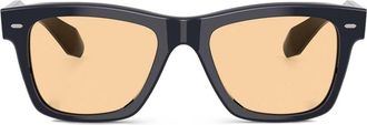 Oliver Peoples Brille mit eckigem Gestell - Schwarz